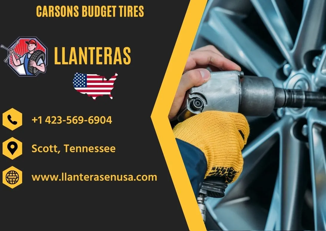 Carsons Budget Tires en Scott, Tennessee - ️Ver Precios